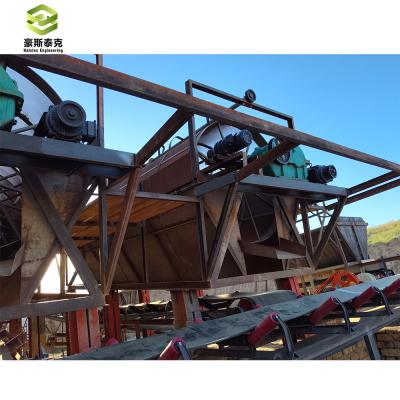 China Customized Fired Clay Brick Making Machine Round Roller Sieve 11 Kw 50-70t/h Stable Brick Production for sale