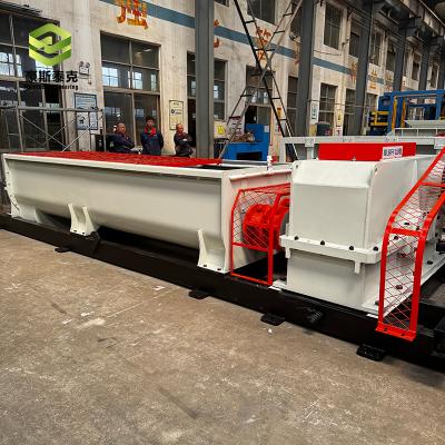 China Double Shaft Mixer 110kw Raw Material Processing Equipment for Brick Manufacturing 60-100m3/hr for sale