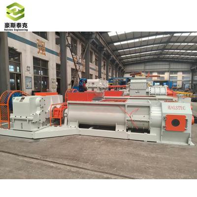 China Double Stage Vacuum Extruder 35000-45000 Bricks per Hour Clay Brick Making Machine Vacuum Degree ≤-0.092 for sale