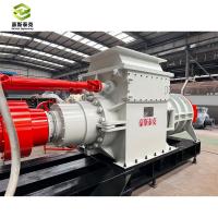 China Double Stage Vacuum Extruder Clay Brick Making Machine 160+400 kW Vacuum Degree ≤-0.092 for sale