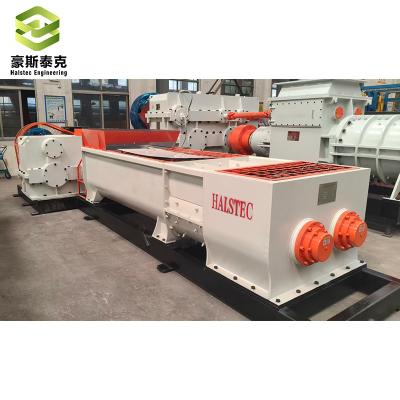 China SJJ3600×520 Double Shaft Mixer 160kw 60-85 M3/hr Heavy Duty Brick Production Line Mixer for sale