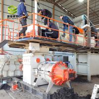 China Fully Automatic Double Stage Vacuum Extruder To Extrude The Raw Materials Into Mud Strips Offering Stable Conveying for sale