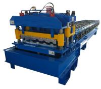 China Hydraulic Cutting ​Glazed Tile Roll Forming Machine 1.5-3m/Min Single Phase for sale
