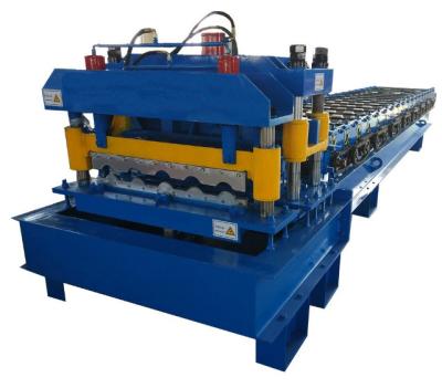 China Hydraulic Cutting ​Glazed Tile Roll Forming Machine 1.5-3m/Min Single Phase for sale
