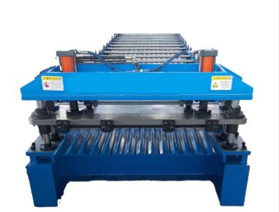 China High Strength Ppal Roof Tile Roll Forming Machine Multi Color Metal Making for sale