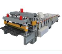 China Africa Popular Design Corrugated Trapezoidal Steel Metal Iron Roof Sheets Roll Forming Machine for sale