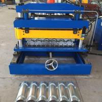 China Plc 0.25mm Glazed Roof Tile Roll Forming Machine 3 Phases for sale