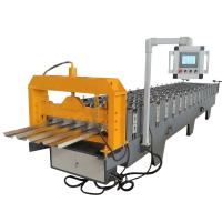 China Ibr Trapezoidal Metal Roofing Sheet Forming Machine Tile Making PLC for sale