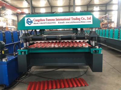 China Roof Roll Forming Machine 7/8'' Corrugated Roof Sheet Making Machine for sale
