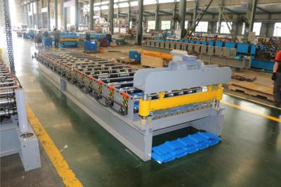 China Galvanized Roofing Tile Roll Forming Machine​ For Metal Roof Making Machine for sale