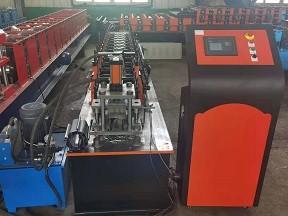 China Roller Shutter Slat Roll Forming Machine With Customized Embossing Design for sale