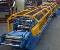 China Square Rain Gutter Down Pipe Cold Roll Forming Machine K Span for sale