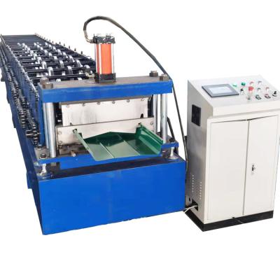 China Self Lock Standing Seam Roll Forming Machine Portable Snap Clip Lock for sale