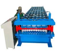 China Metal Roof Tile Roll Forming Machines Double Layer 10 - 18 M/Min for sale