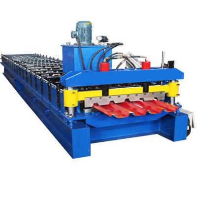 China Automatic Control Touch Screen IBR Roof Roll Forming Machine Width 840mm for sale