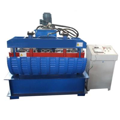 China Hydraulic Crimping Arch Roofing Forming Machine With PLC Control for sale