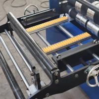 China Standing Seam Roofing Panel Roll Forming Machine With Hydraulic Cutting for sale