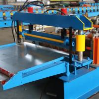 China Full Automatic 0.3-0.8mm Steel Floor Deck Roll Forming Machine 5m/Min for sale