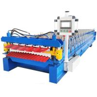 China 7.5m*1.2m*1.5m Size Trapezoid And Corrugated Roofing Tile Machine For Roofing Industry for sale