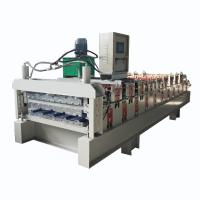 China Hydraulic Shear Double Layer Roofing Sheet Machine  8-15m/Min for sale