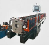 China Galvanized Steel Rain Downspout Pipe Roll Forming Machine Hydraulic Cutting System for sale