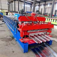 China 380v 50-60hz  Roof Tile  Roof Sheet Double Layer Roll Forming Machine for sale