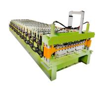 China Roof Panel Double Layer Roll Forming Machine 0.3 - 0.8mm 18 Stations for sale