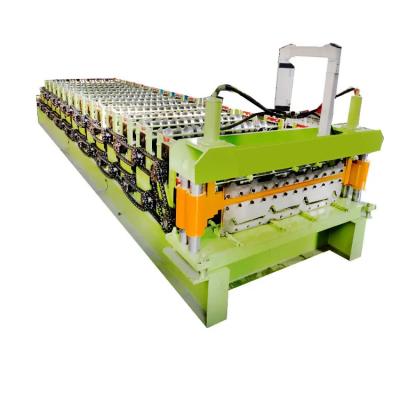 China Roof Panel Double Layer Roll Forming Machine 0.3 - 0.8mm 18 Stations for sale