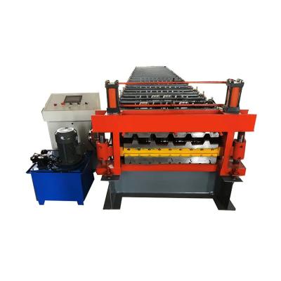 China Color Steel Double Layer Roof Roll Forming Machine For Metal Sheet Making for sale
