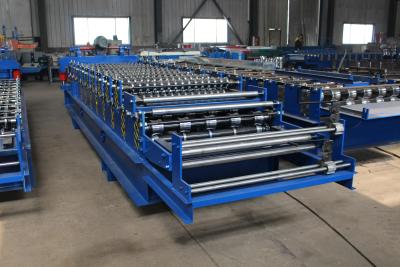 China Trapezoid And Corrugated Double Layer Roll Forming Machine 30 M/Min for sale