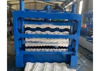 China 8.5*1.5*1.75m Three Layers Roof Tile Roll Forming Machine With 13-18 Stations for sale
