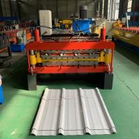 China aluminum 1000mm Chain Drive Ibr Roof Sheet Making Machine 70mm Shaft Diameter for sale