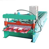 China Color Metal Ibr 840 Roof Tile Roll Forming Machine Plc Control System for sale