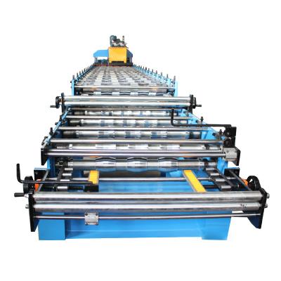 China 1 Year Warranty 0.8mm Roof Roll Forming Machine Customized Cold for sale