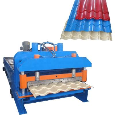 China Tile Making Customized Roof Roll Forming Machine With 4kw Power for sale
