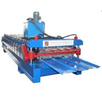 China Cold 1000mm Width Roof Roll Forming Machine 380v Voltage 5t Weight for sale