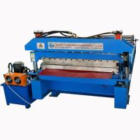 China Eps Side Panel Galvalume Roof Roll Forming Machine High Accuracy Hydraulic Post Cutting for sale