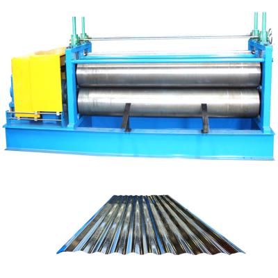 China 0.13-0.3mm Thickness Barrel  Plate Corrugated Roofing Tile Roll Forming  Machine for sale