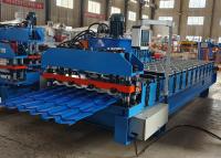China Plc 70mm Shaft Roof Roll Forming Machine For Glazed Metal Tile for sale