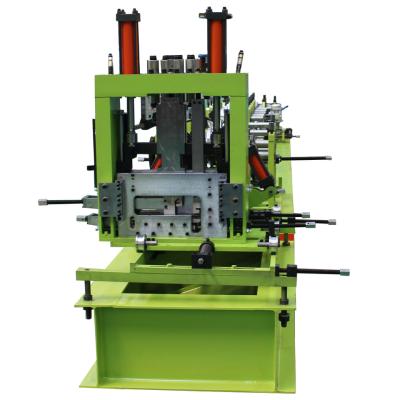 China 380v 50hz 3 Phase C Purlin Roll Former Cr12mov Cutting Blade 3.5t Weight for sale