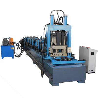 China Hydraulic Steel Frame And Purlin Making Machine Chain Drive for sale