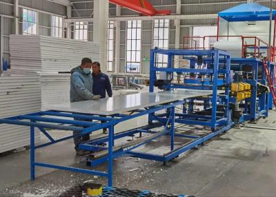 China 30-300 Mm Thickness Eps Rock Wool Sandwich Panel Product Line For Cold Storage Room Wall Panels for sale