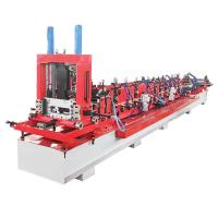 China Cr12Mov C Purlin Roll Former Steel Frame And Purlin Making Chain Drive for sale