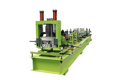 China 45# Steel C Z U Purlin Machine 18 Stations Rollers for sale