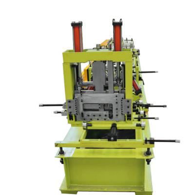 China Adjustable 45# Steel Cz Purlin Roll Forming Machine Hydraulic Cutting Mode for sale