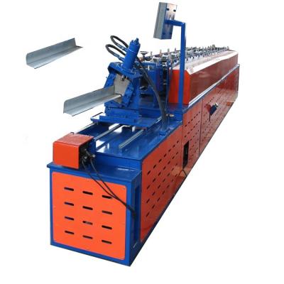 China Slotted Corner Bead Angle Steel Roll Forming Machine With Hydraulic Cutting for sale