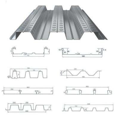 China Galvanized Steel Floor Deck Roll Forming Machine High Accuracy for sale
