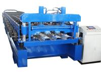China Customized 24 Stations Floor Deck Roll Forming Machine Hydraulic Cutting for sale
