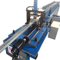 China Hydraulic Cutting 18 Station Shutter Door Roll Forming Machine 0-15m/min Roller Speed for sale