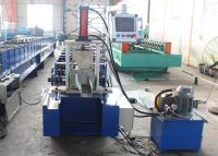 China 0.3-0.8mm Carbon Steel Chain Drive Down Pipe Forming Machine with Hydraulic Cutting for sale
